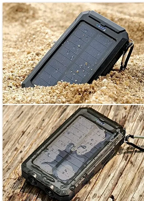 POWER BANK D003 на 30000mAh и 2 USB с солнечной панелью - Aveopt ...