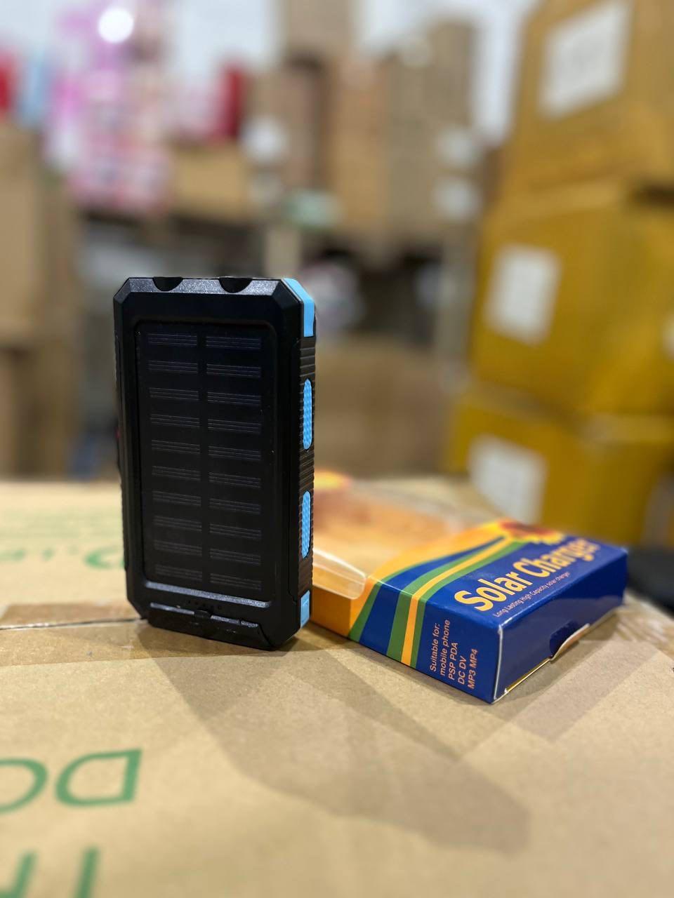 POWER BANK D003 на 30000mAh и 2 USB с солнечной панелью - Aveopt ...